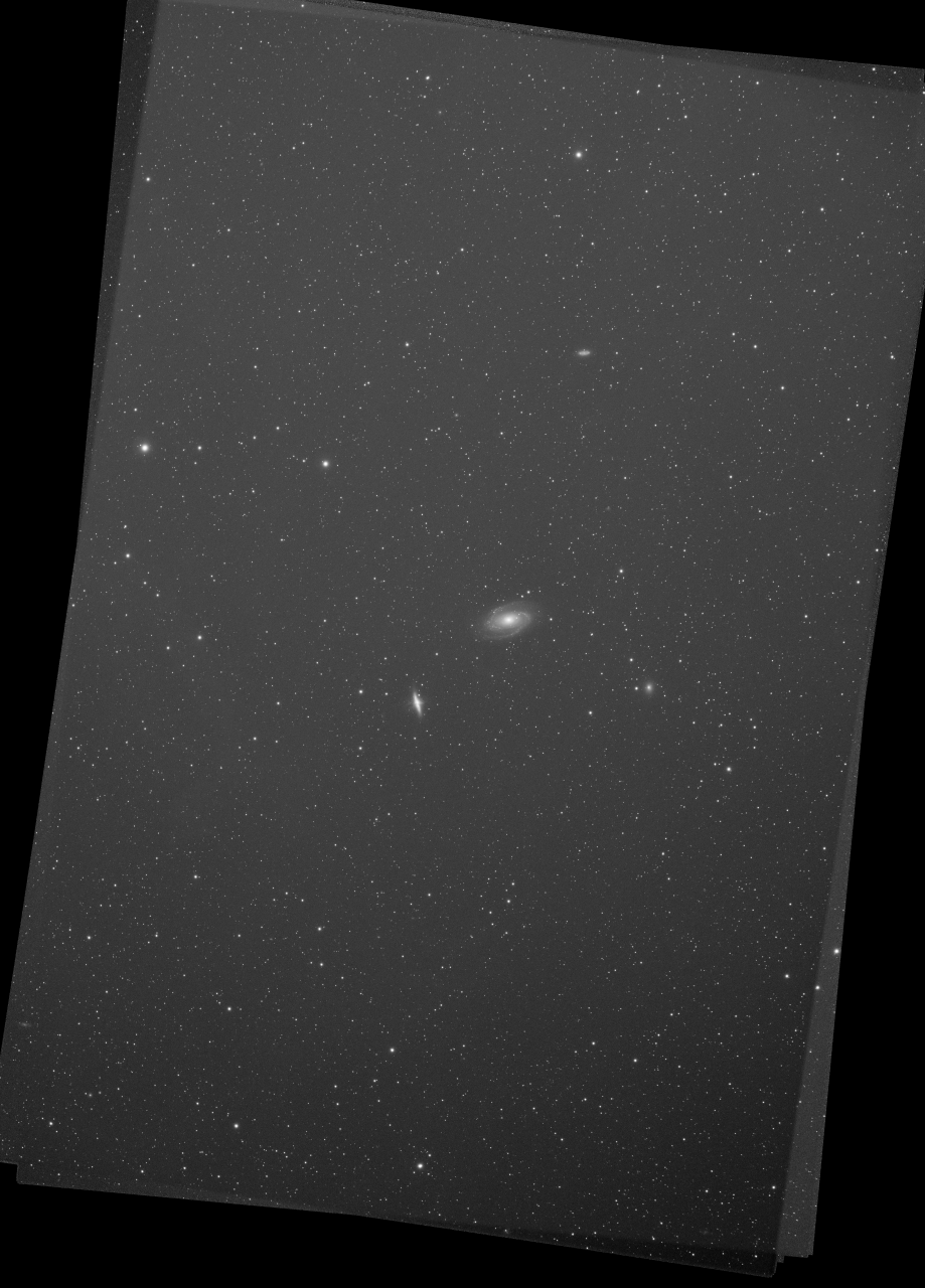 Volcano Nebula and M81 M82 Panel 3 | Dark Flats (Works in Progress)